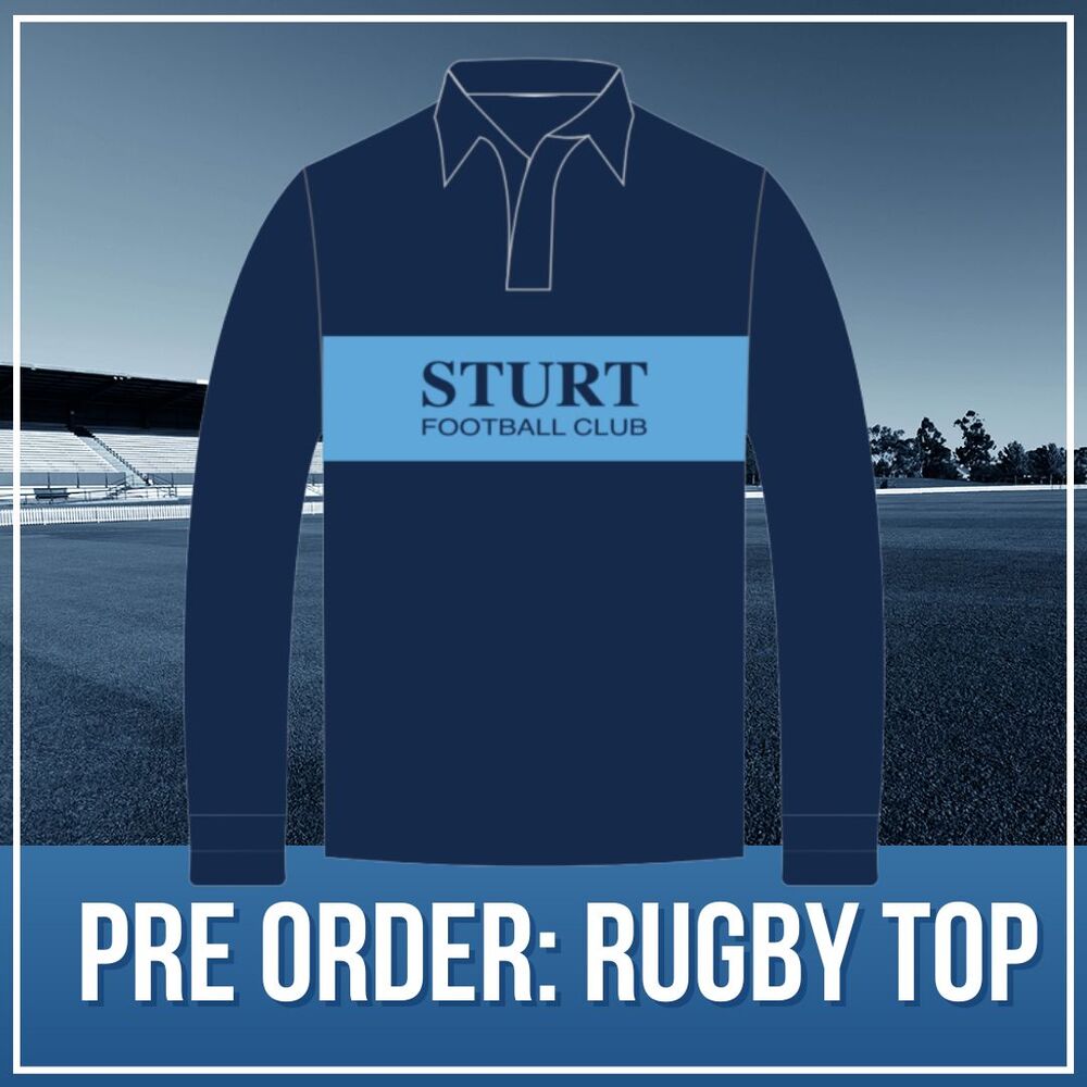 PRE ORDER rugby top - Sturt Football Club